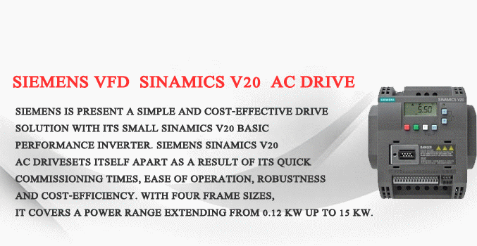 Siemens Vfd Sinamics V20 (Ac Drive)