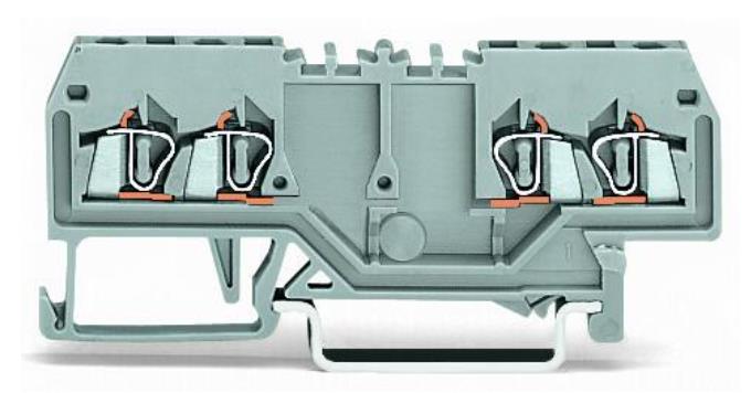 WAGO 279-826 Double potential terminal block; 1.5 mm²; with double ...
